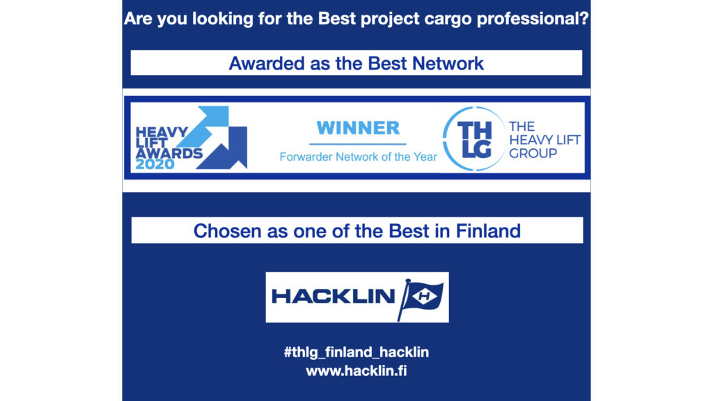 Hacklin Logistics - part of an Award Winning Project Cargo Network - Hacklin Logistics