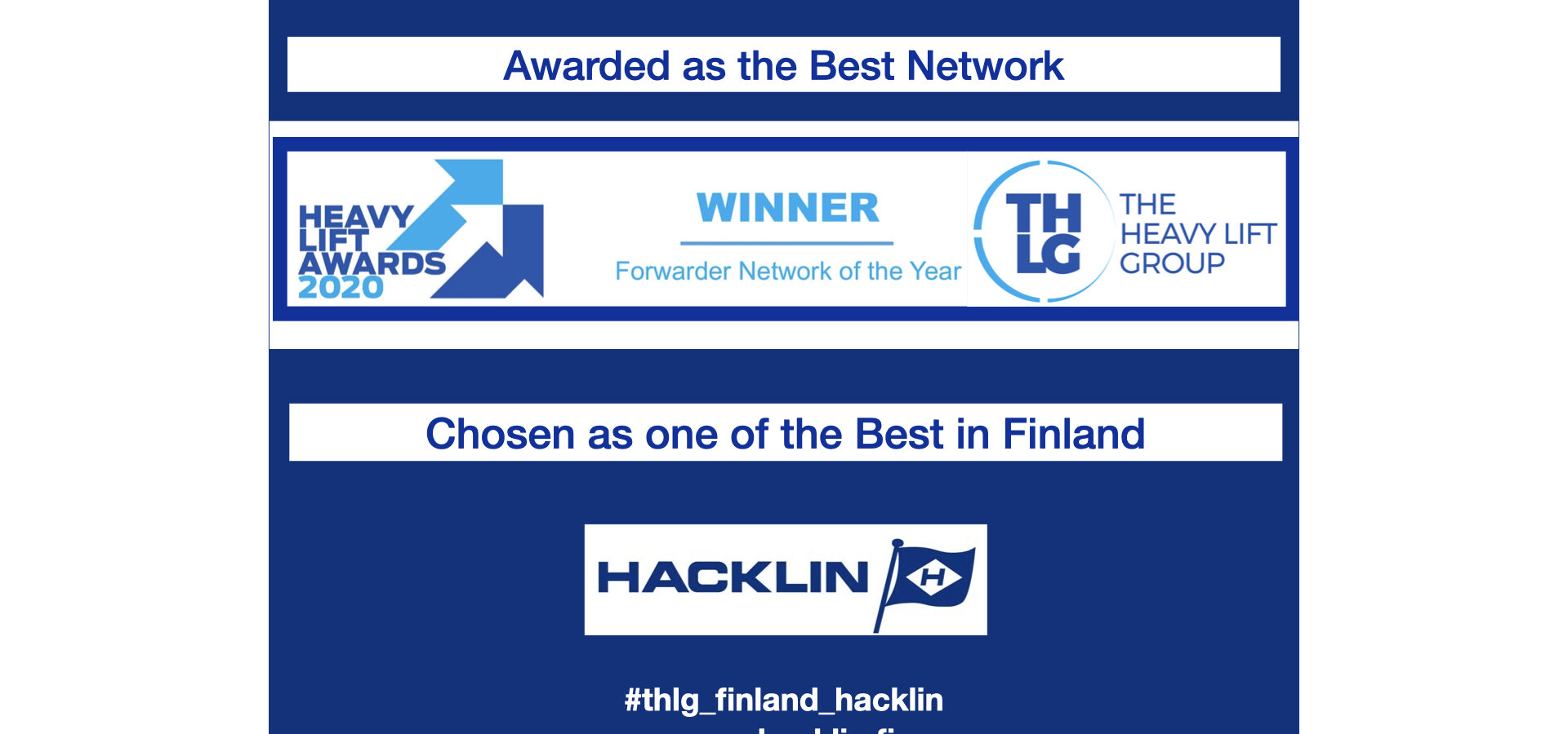 Hacklin Logistics - part of an Award Winning Project Cargo Network - Hacklin Logistics