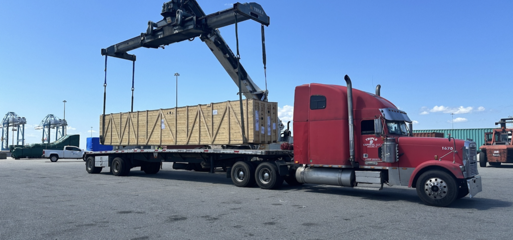 Pulp and paper equipment to the USA - Hacklin Logistics
