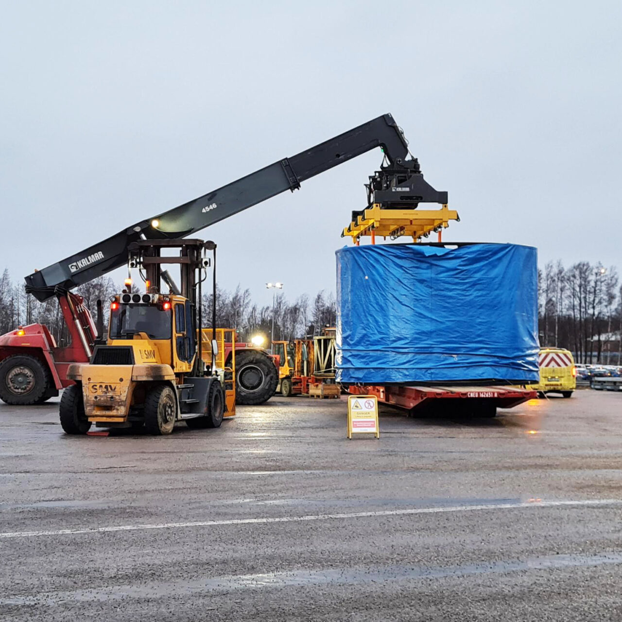 Trommel to Europe - Hacklin Logistics