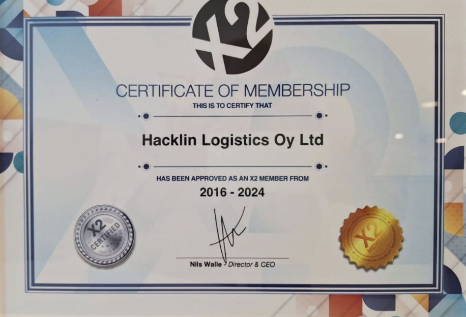 X2 Network Conference - Hacklin Logistics