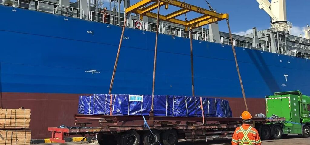Break bulk cargo from China to South America - Hacklin Logistics