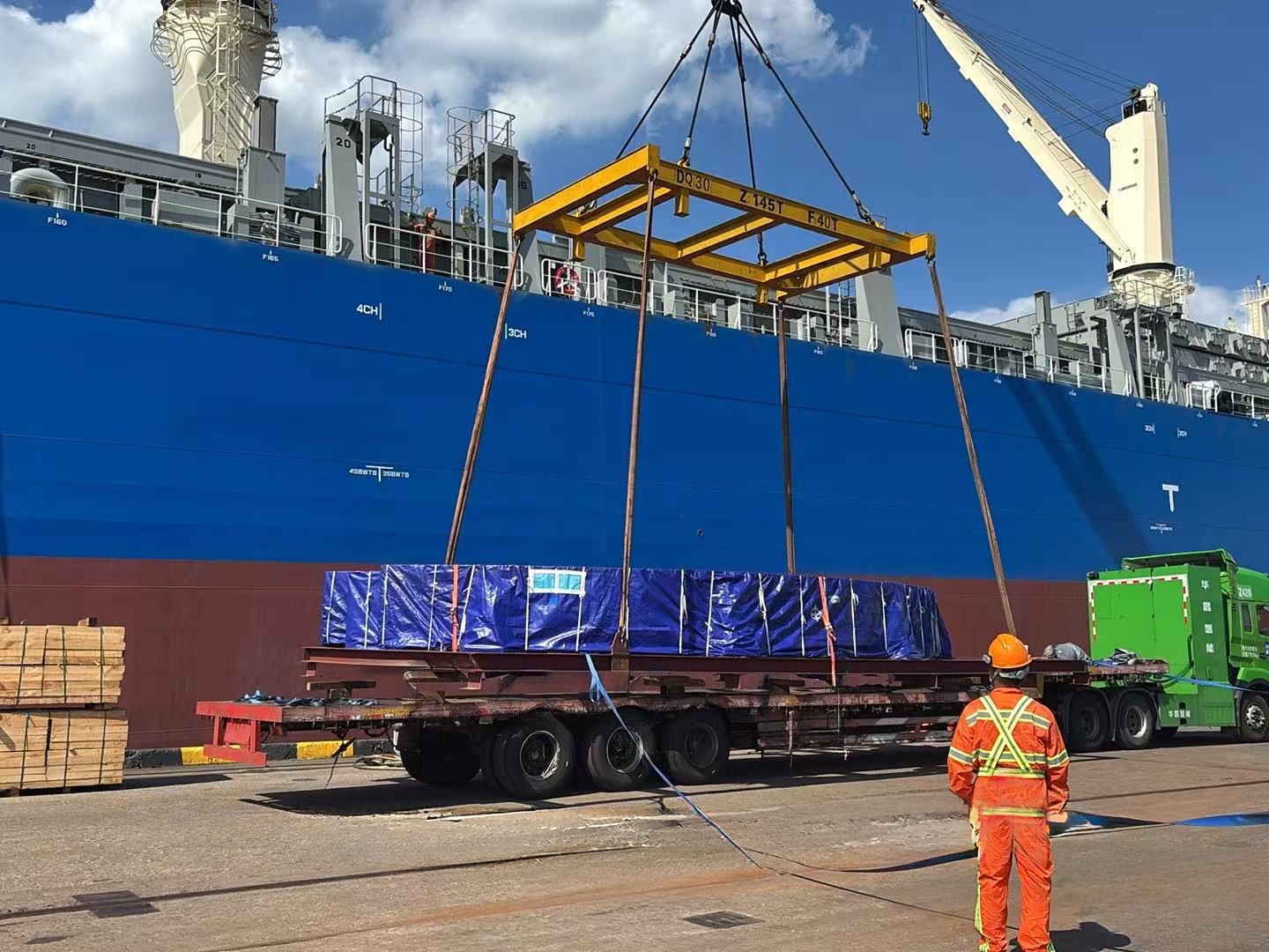 Industrial project cargo from China to South America - Hacklin Logistics